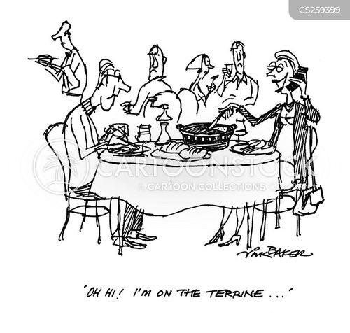 Posh Food Cartoons and Comics - funny pictures from CartoonStock