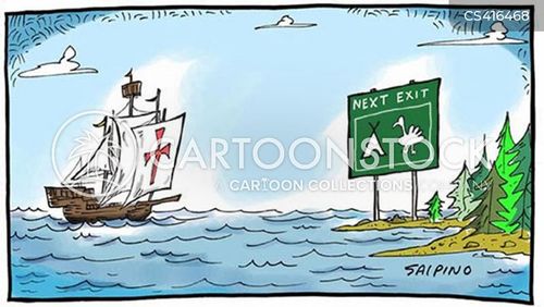 Pilgrims Cartoons and Comics - funny pictures from CartoonStock