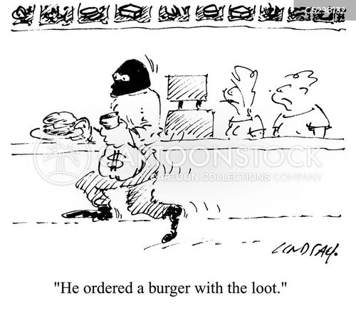 Bag O'loot Cartoons and Comics - funny pictures from CartoonStock