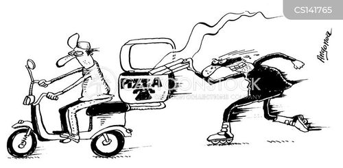 Delivery Theft Cartoons and Comics - funny pictures from CartoonStock