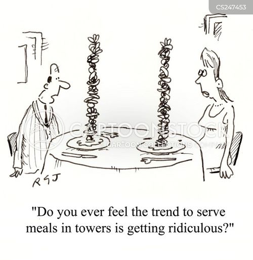 Tower Of Food Cartoons and Comics - funny pictures from CartoonStock