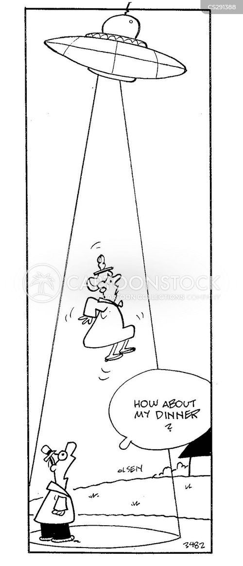 Alien Abduction Cartoons and Comics - funny pictures from CartoonStock