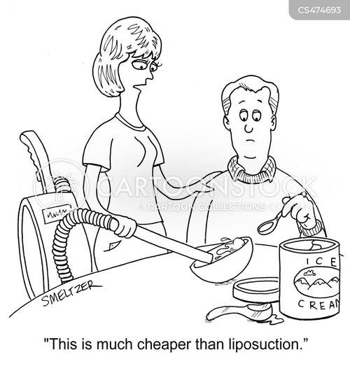 Liposuctions Cartoons and Comics - funny pictures from CartoonStock
