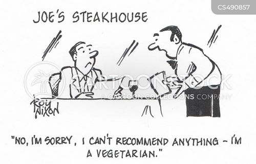 Rib-eye Steak Cartoons and Comics - funny pictures from CartoonStock