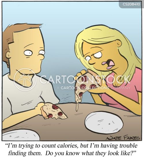 Calorie Counting Cartoons and Comics - funny pictures from CartoonStock