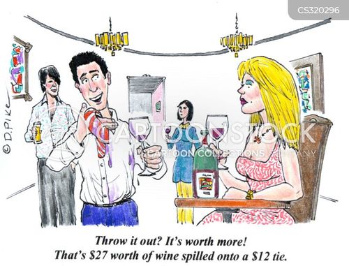Wine Spill Cartoons and Comics - funny pictures from CartoonStock