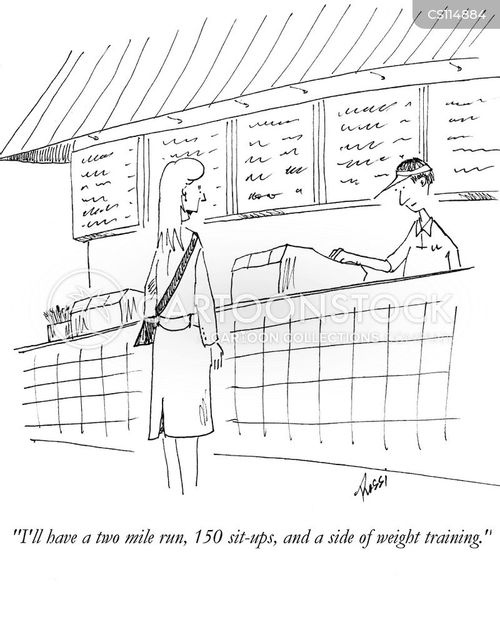 Workout Schedule Cartoons and Comics - funny pictures from CartoonStock