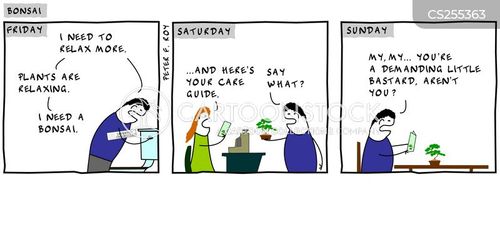 Bonsai Cartoons and Comics - funny pictures from CartoonStock