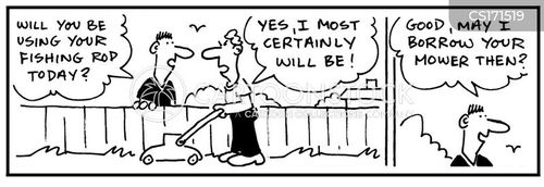 Fishing Rod Cartoons and Comics - funny pictures from CartoonStock