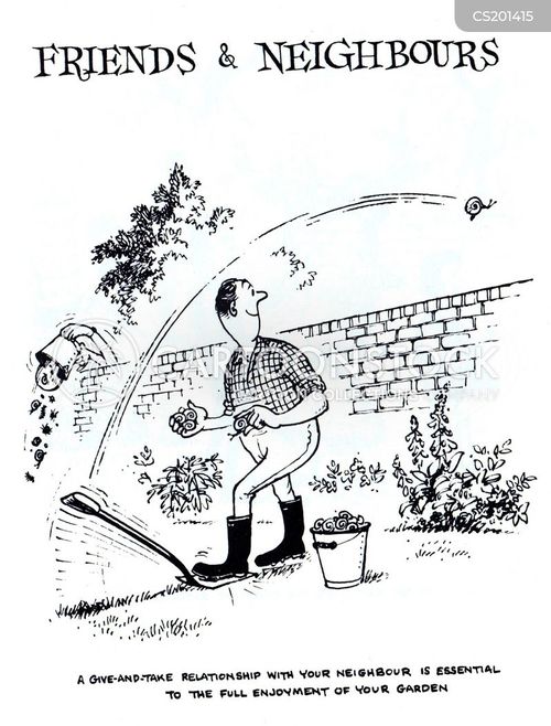 Bad Neighbor Cartoons and Comics - funny pictures from CartoonStock