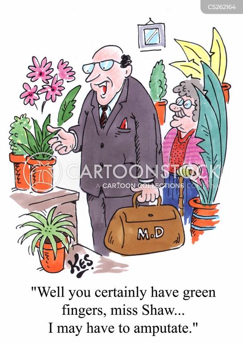 Missing Fingers Cartoons and Comics - funny pictures from CartoonStock