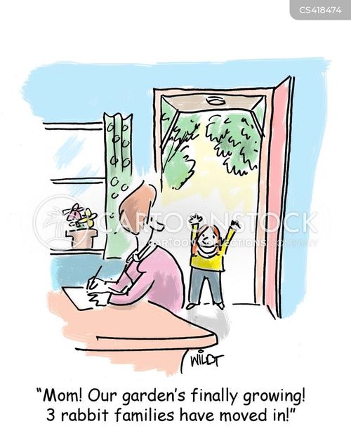 Garden Trespass Cartoons and Comics - funny pictures from CartoonStock