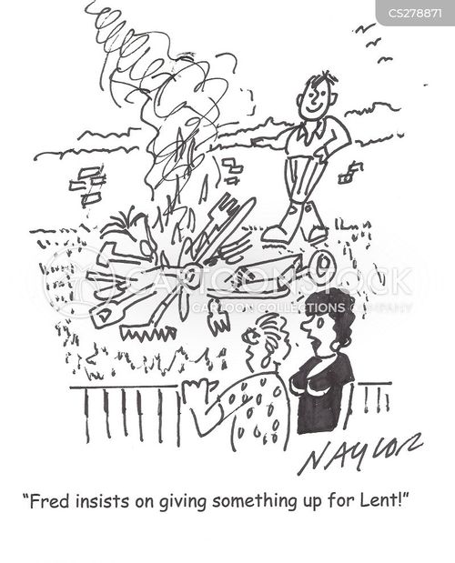 Lent In Cartoons and Comics - funny pictures from CartoonStock