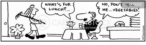 Lunch Menus Cartoons and Comics - funny pictures from CartoonStock
