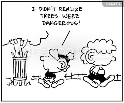 Tree Terror Control Cartoons and Comics - funny pictures from CartoonStock