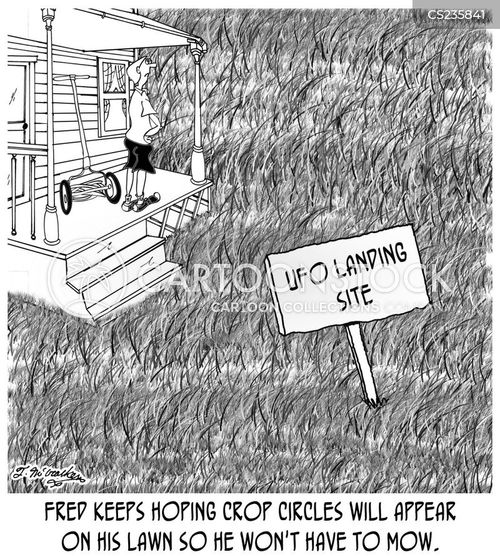 Crop Circles Funny Cartoons