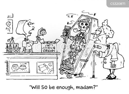 Anti-aging Cream Cartoons and Comics - funny pictures from CartoonStock