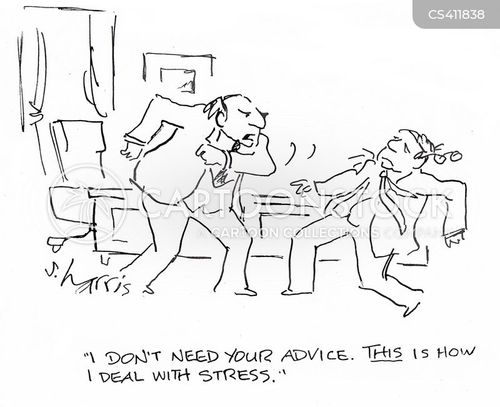 Coping With Stress Cartoons and Comics - funny pictures from CartoonStock