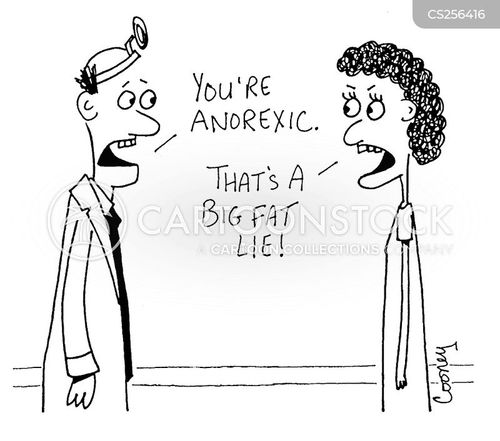 Anorexic Cartoons and Comics - funny pictures from CartoonStock