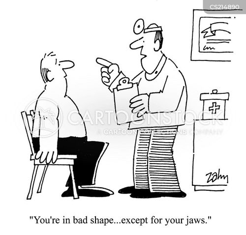 Defined Jaw Cartoons and Comics - funny pictures from CartoonStock