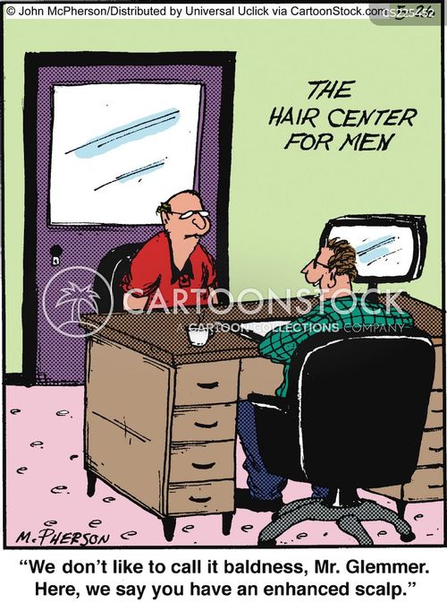 Scalp Cartoons and Comics - funny pictures from CartoonStock
