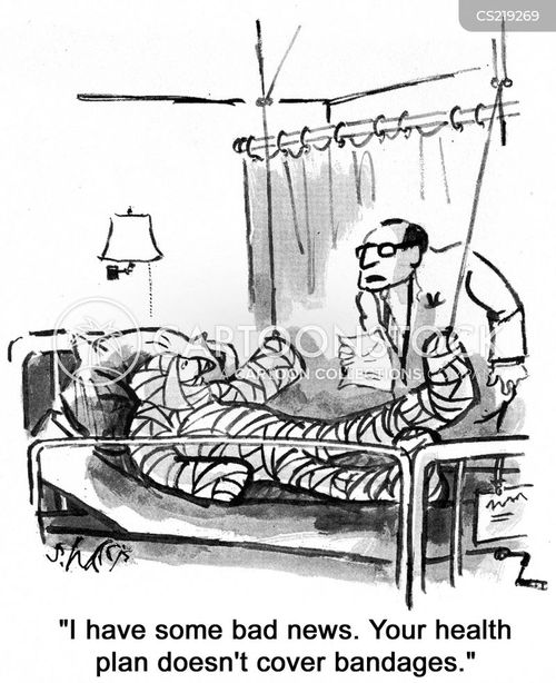 Bandaging Cartoons and Comics - funny pictures from CartoonStock