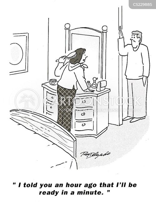Getting Ready Cartoons and Comics - funny pictures from CartoonStock