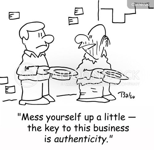Authenticity Cartoons and Comics - funny pictures from CartoonStock