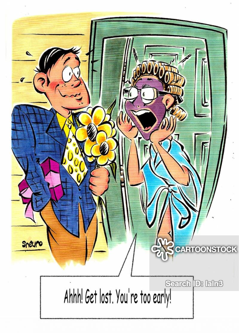 Getting Ready Cartoons and Comics - funny pictures from CartoonStock