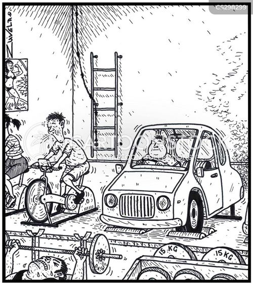 Runnign Machines Cartoons and Comics - funny pictures from CartoonStock