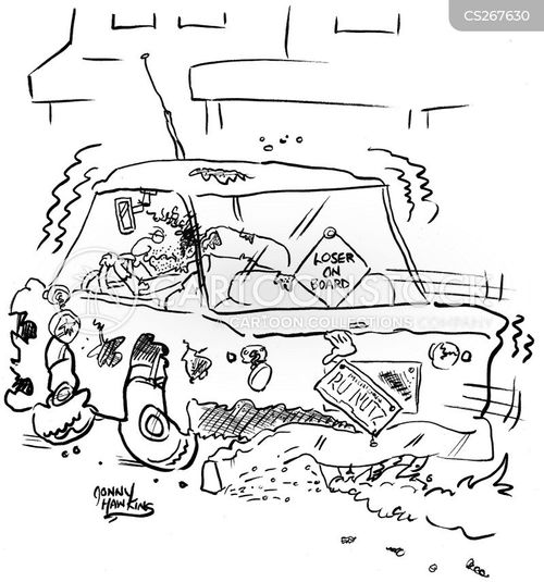 Car Wrecks Cartoons and Comics - funny pictures from CartoonStock