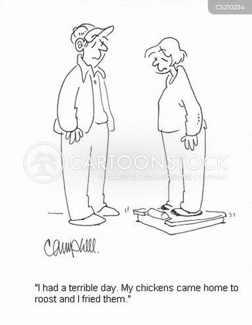 Fried Chicken Cartoons and Comics - funny pictures from CartoonStock