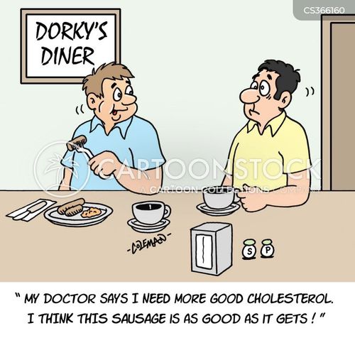 Good Cholesterol Cartoons and Comics - funny pictures from CartoonStock