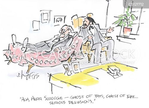 Scrooge And Freud Cartoons and Comics - funny pictures from CartoonStock