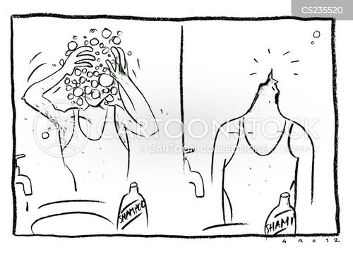 Hair Wash Cartoons and Comics - funny pictures from CartoonStock