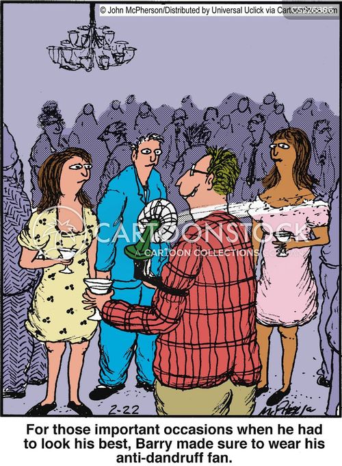 Anti-dandruff Cartoons and Comics - funny pictures from CartoonStock