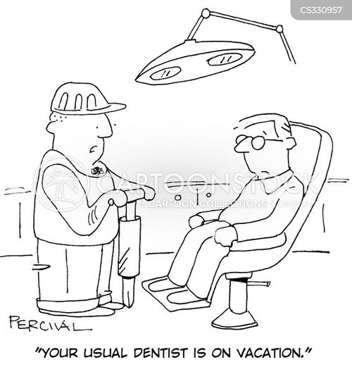 Teeth Drill Cartoons and Comics - funny pictures from CartoonStock