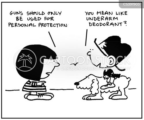 Personal Protection Cartoons and Comics - funny pictures from CartoonStock