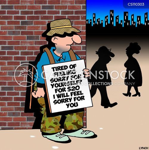 Self-pity Cartoons and Comics - funny pictures from CartoonStock