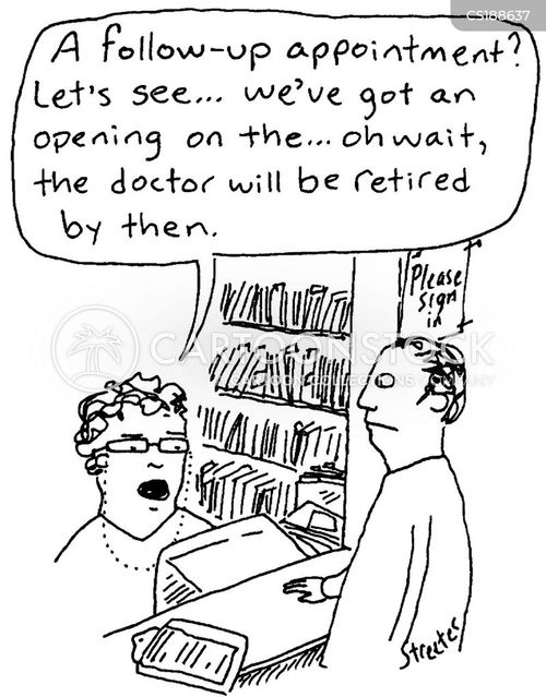 Repeat Appointments Cartoons and Comics - funny pictures from CartoonStock