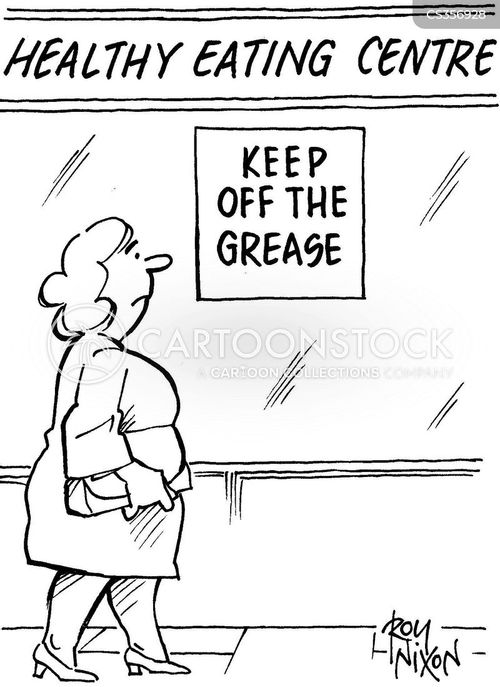 Greasy Food Cartoons and Comics - funny pictures from CartoonStock