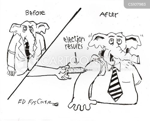 Voting Result Cartoons and Comics - funny pictures from CartoonStock