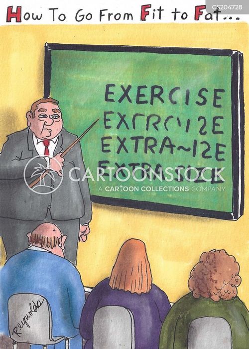 Fitness Program Cartoons and Comics - funny pictures from CartoonStock