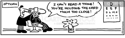 Reading Small Print Cartoons and Comics - funny pictures from CartoonStock