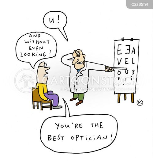 Eye Examination Cartoons and Comics - funny pictures from CartoonStock