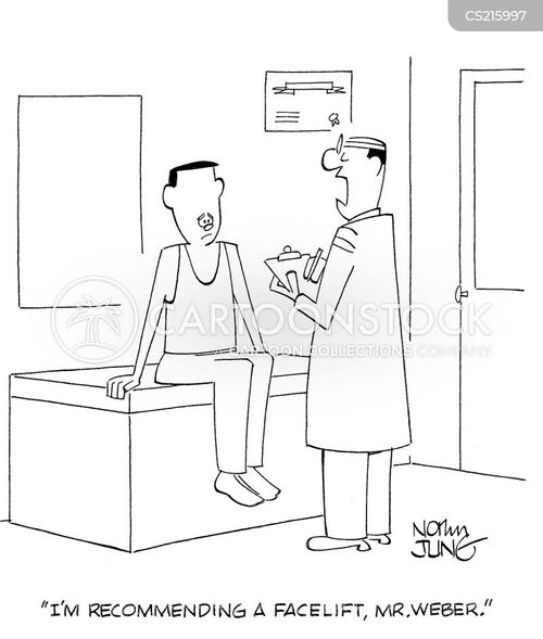 Rhytidectomy Cartoons and Comics - funny pictures from CartoonStock
