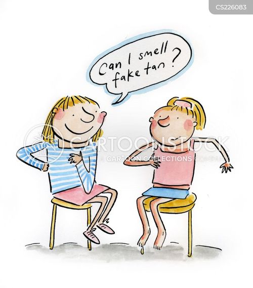 Fake Tan Cartoons and Comics - funny pictures from CartoonStock
