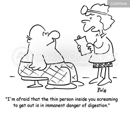 Thin Inside Cartoons and Comics - funny pictures from CartoonStock