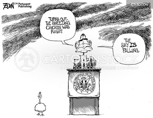 The Sky Is Falling In Cartoons and Comics - funny pictures from ...