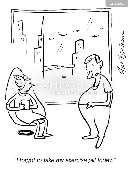 Exercisemeds Cartoons and Comics - funny pictures from CartoonStock